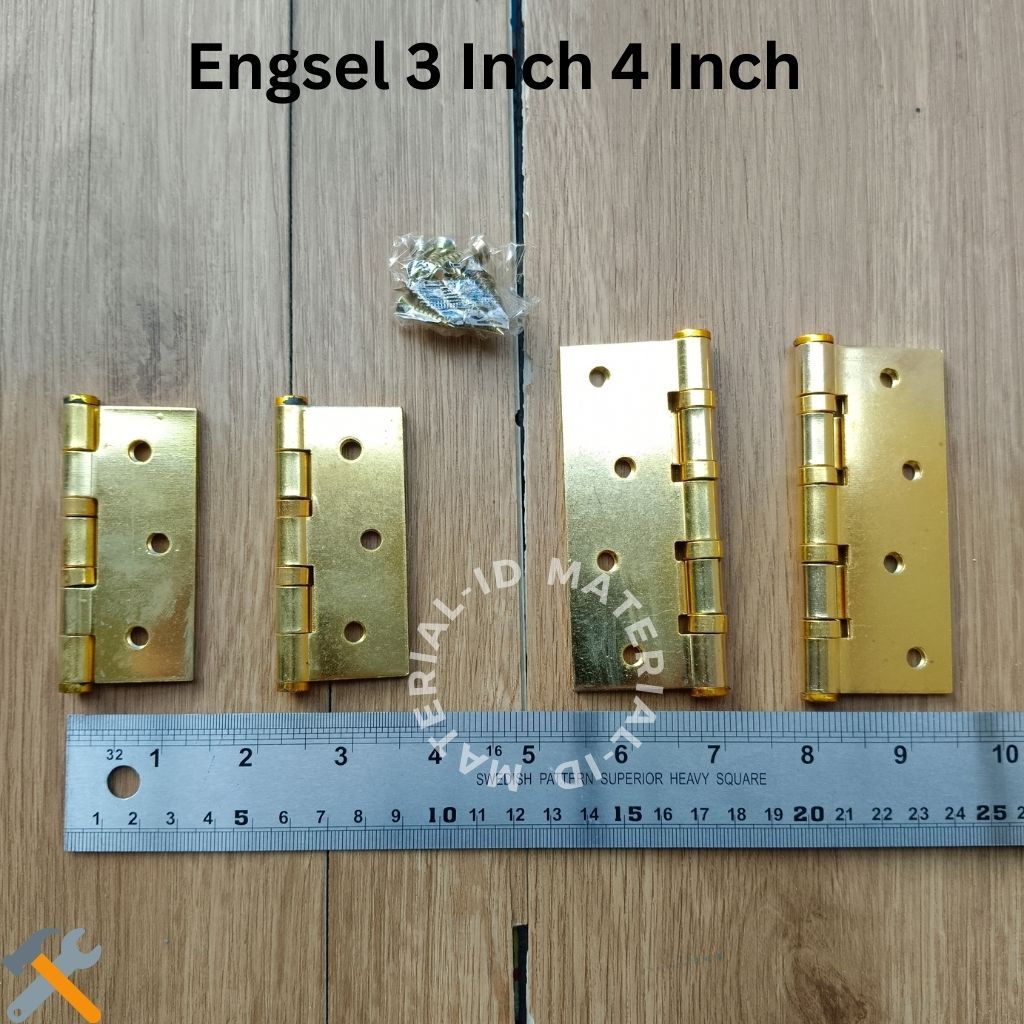 Jual Engsel Pintu Engsel Kupu kupu 3 inch 4 " In inch Kuning Murah ...