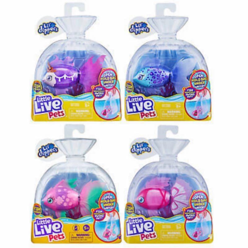 Jual Little Live Pets Lul Dippers Fish single pack | Shopee Indonesia