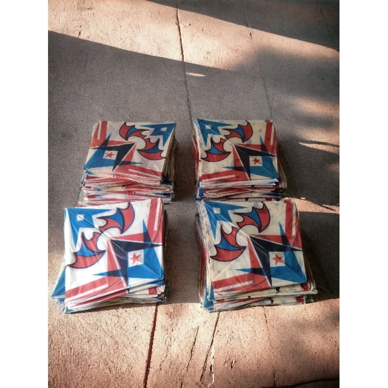 Jual 50 pcs Layangan sablon | jenis CANGKLONG SUKABUMI | Shopee Indonesia