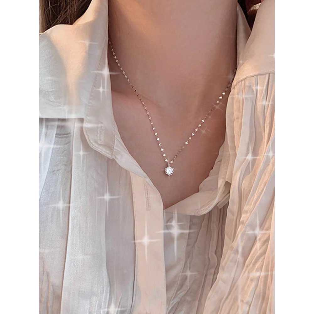 Jual Kalung titanium wanita trending model rantai pecah kopi plus ...