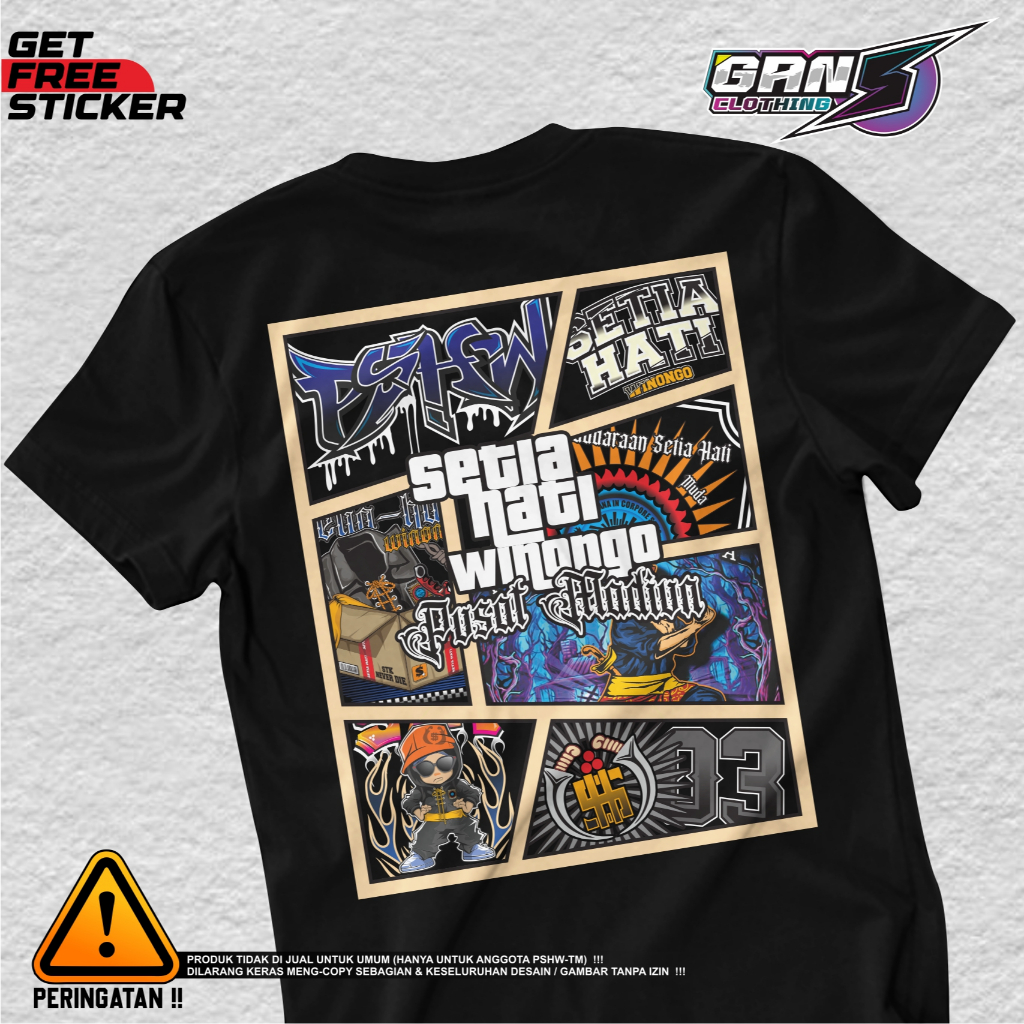 Jual KAOS PSHW-TM "SH Winongo GTA VOL.3" - PSHW/SH Winongo/SH/PENCAK ...