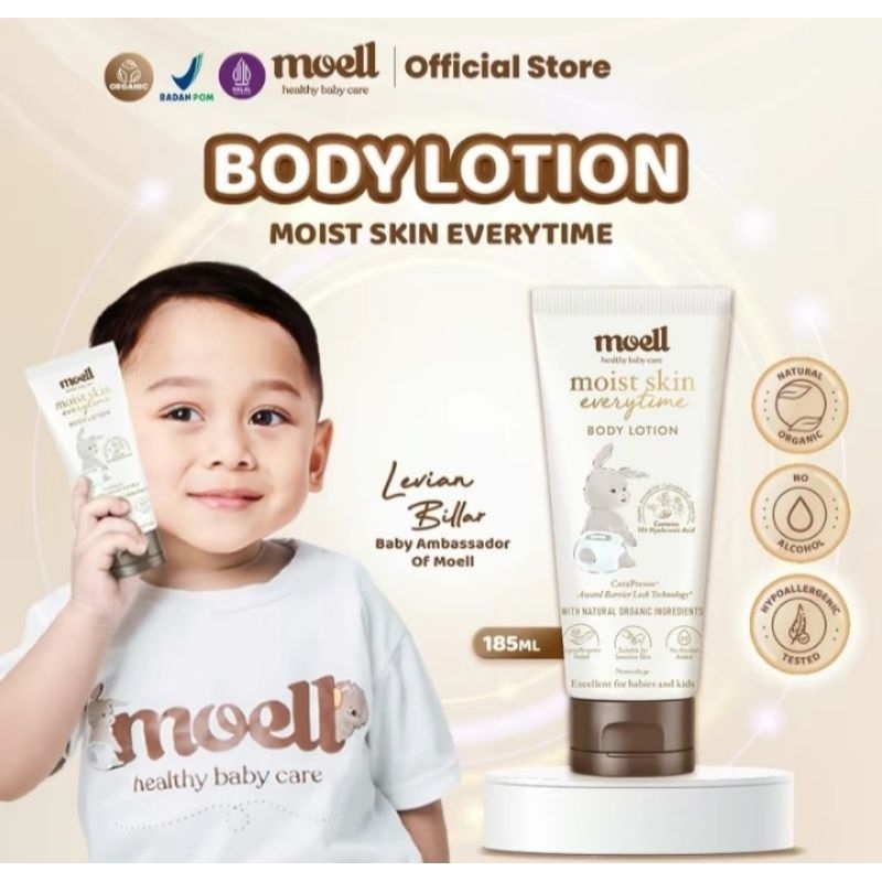 Jual Moell moist Skin Everytime Body Lotion 185 gram | Shopee Indonesia