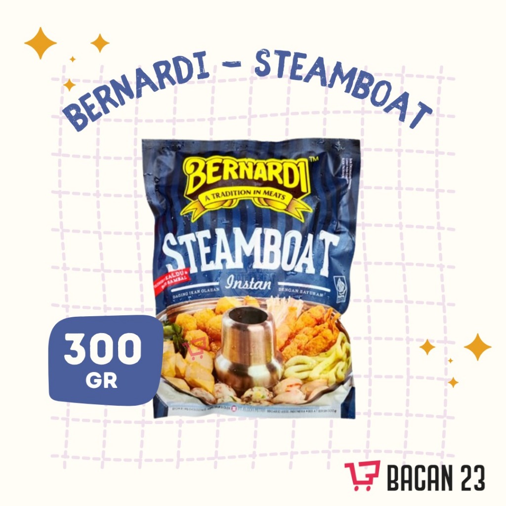 Jual Bernardi Steamboat (300 gr) Frozen Food Daging Ikan Olahan ...