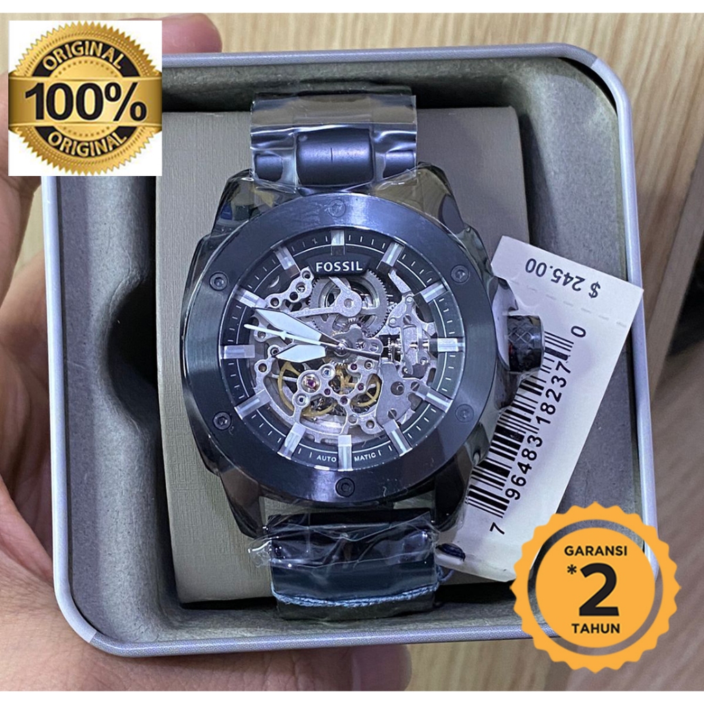Jual jam tangan ME 3080 Black Automatic 45mm Original | Shopee Indonesia