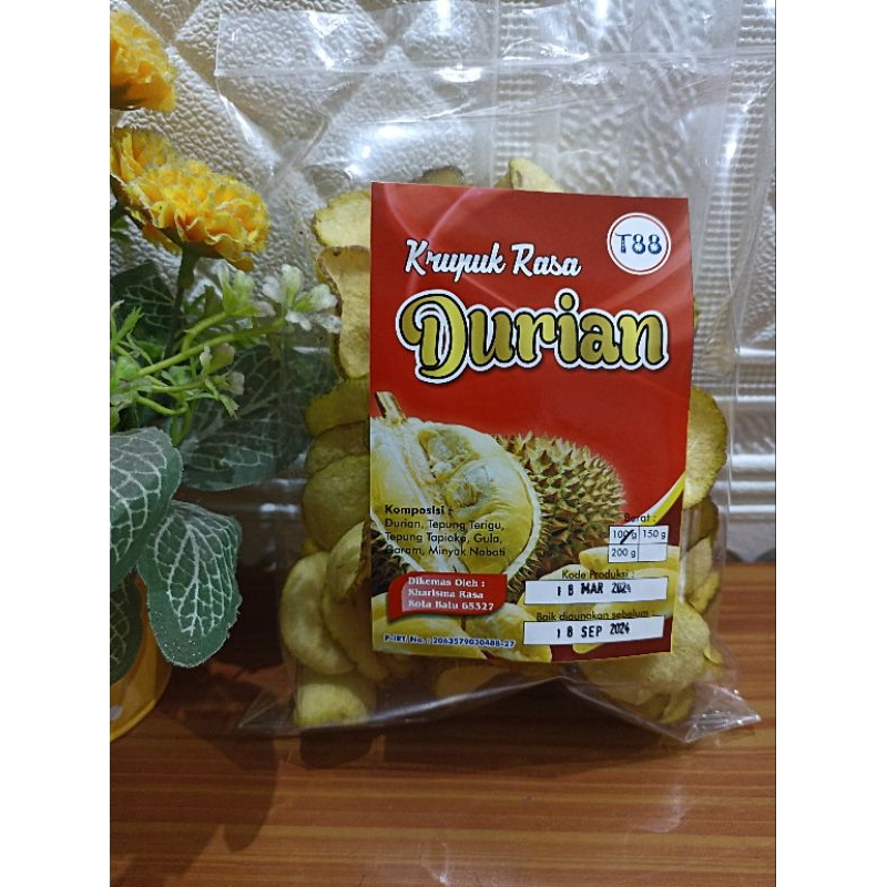 Jual kerupuk rasa buah durian | Shopee Indonesia