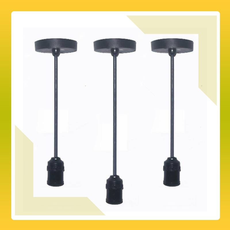 Jual Fitting E27 Hanging Lamp Lampu Gantung Plat Besi A1 | Shopee Indonesia