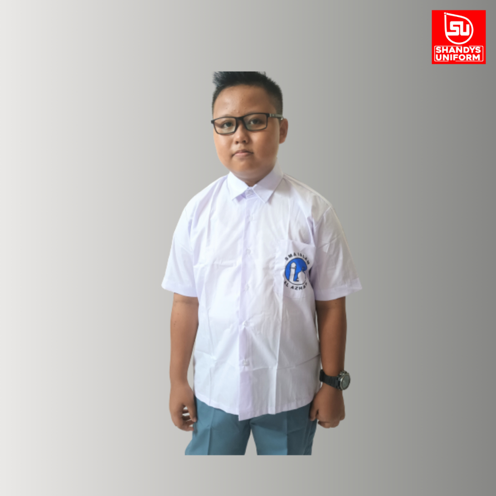 Jual Shandys Uniform I Baju seragam SMA Al Azhar lengan pendek | Shopee ...
