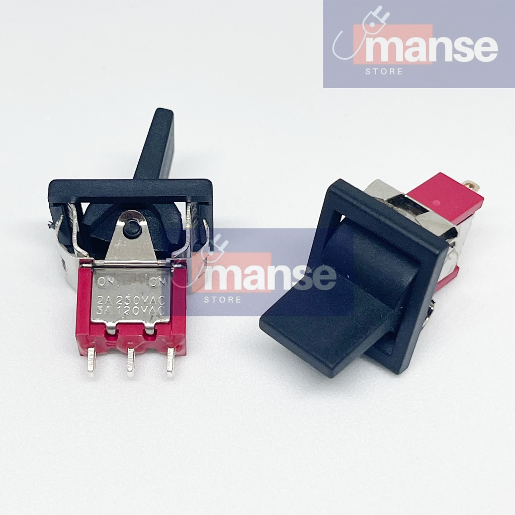 Jual Saklar Toggle On Off 3 Pin Mini Flat Handle / Toggle Switch On Off ...