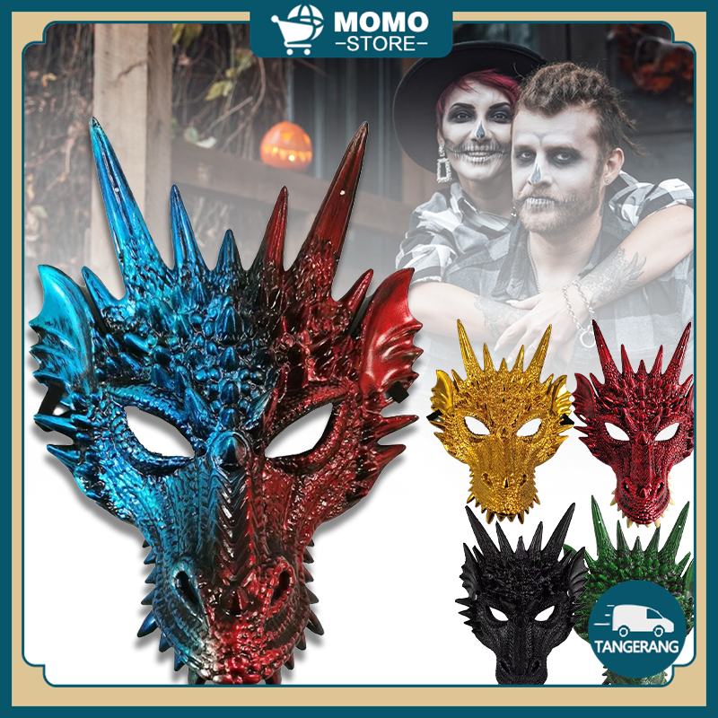 Jual Topeng Naga Plastik Dragon Mask Binatang Pesta Dewasa COSPLAY ...
