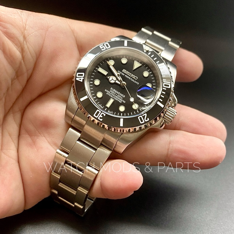 Jual WMNP Seiko Mod WMNP Seiko Mod Submariner Custom WMNP Seiko Movement NH35 | Shopee Indonesia