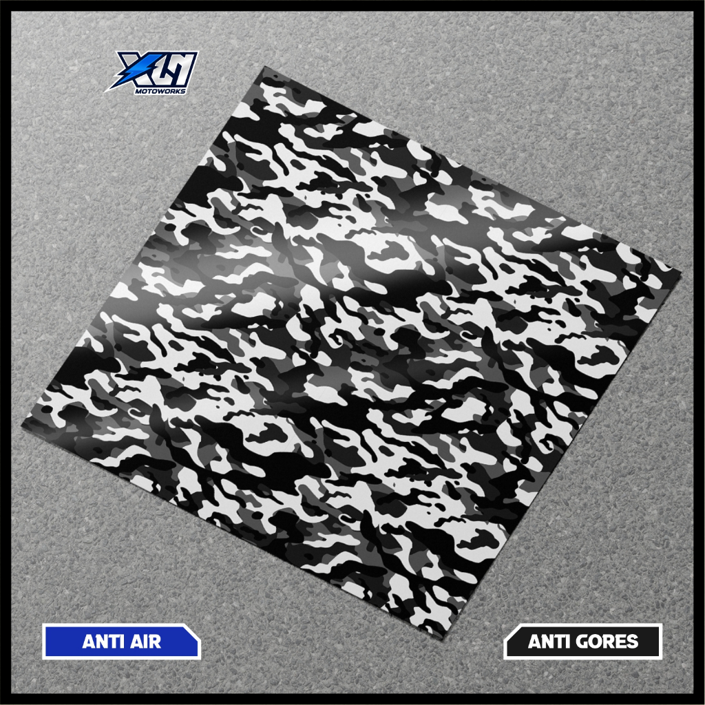 Jual Sticker Motor Keren Decal Motif Army Camo Aksesoris Sepeda Motor ...