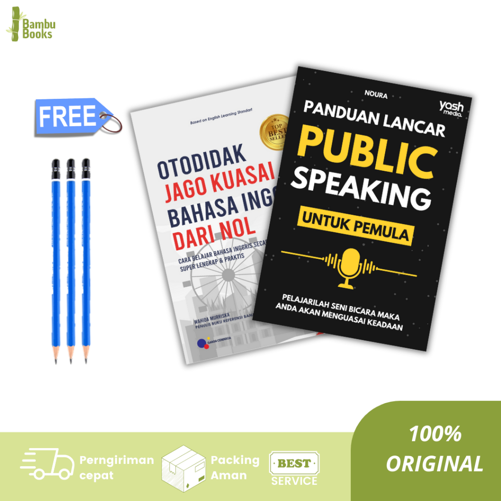 Jual PAKET HEMAT 2 BUKU BAHASA INGGRIS/PUBLIC SPEAKING - OTODIDAK JAGO KUASAI BAHASA INGGRIS ...