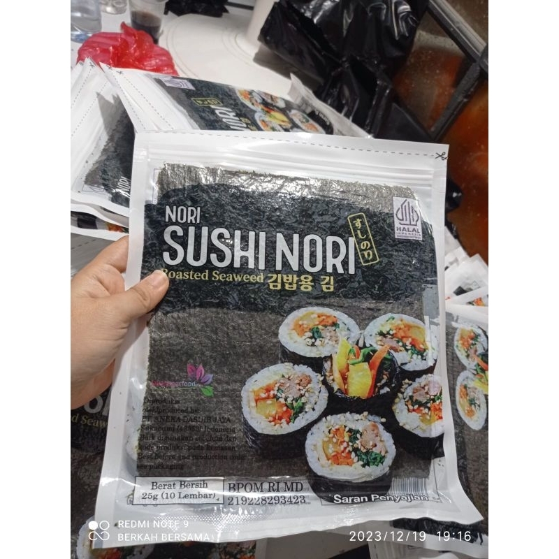 Jual sushi nori isi 10 lembar | Shopee Indonesia