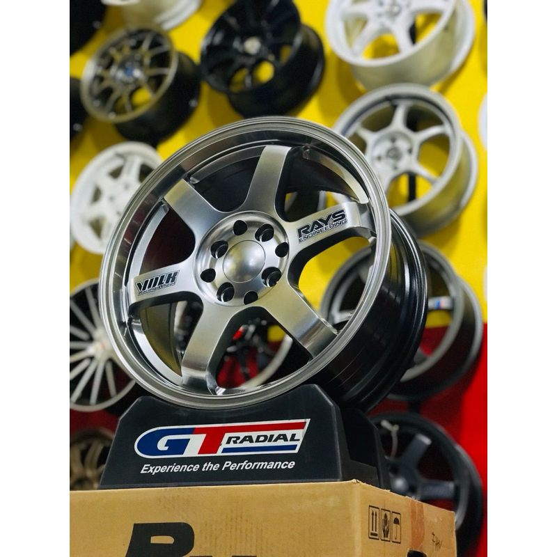 Jual Velg TE37 Hyper Black R16 Mobilio Avanza Xenia Sedan jazz Brio dll ...