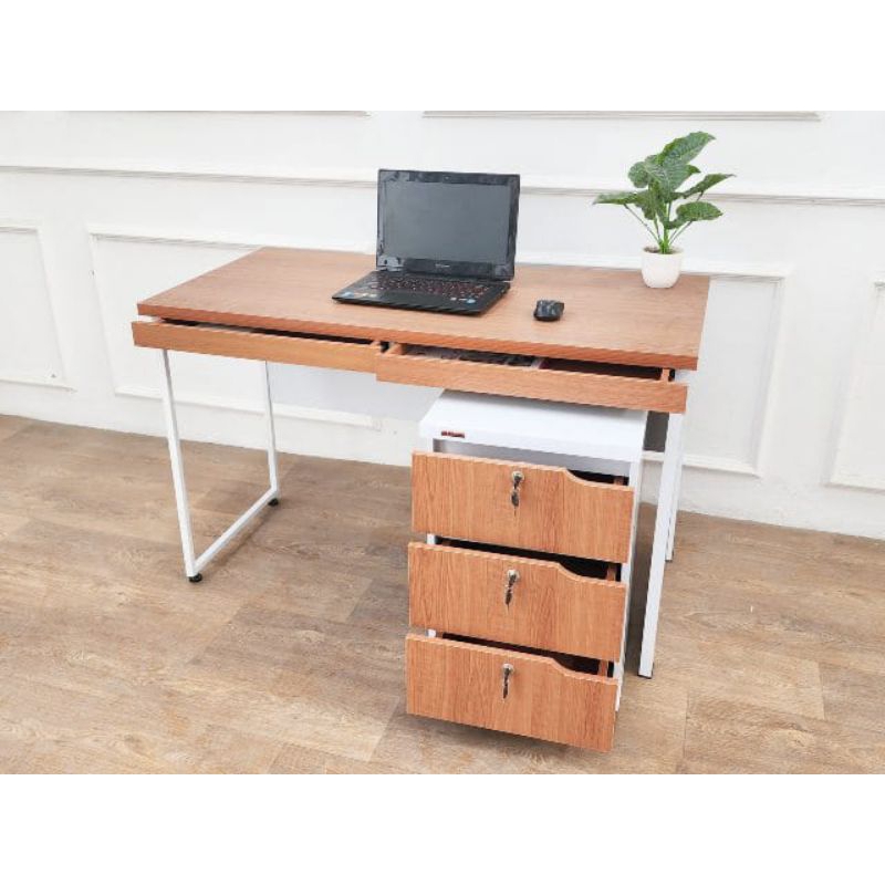 Jual MEJA KERJA MINIMALIS MEJA KANTOR MEJA KOMPLEN MEJA GURU MEJA ...