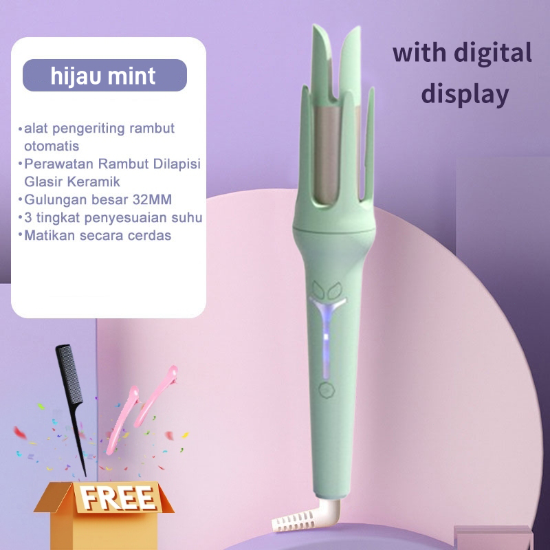 Jual ACOM Hair Straightener Original Catokan Rambut 2in1 Catok Keriting ...