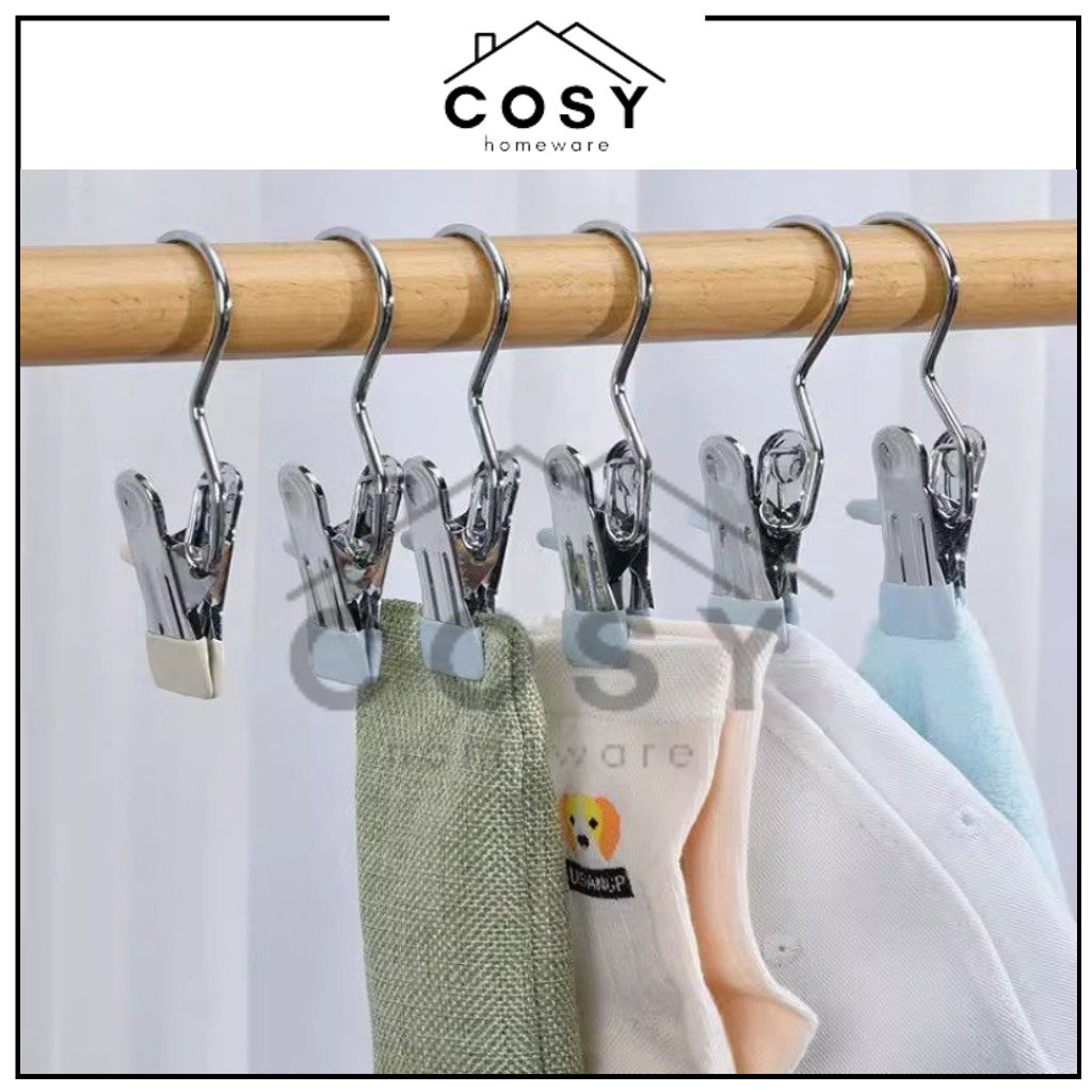 Jual COSY Jepitan Jemuran Baju Boneka Gantungan Sepatu Stainless Anti ...