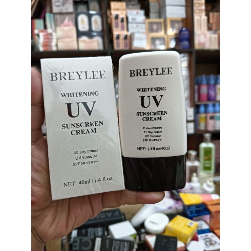 Jual BREYLEE UV Sunscreen SPF 50+ | WHITTENING UV | ORANGE BLOSSOM ...