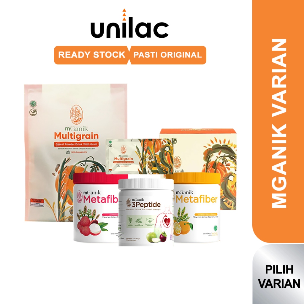 Jual mGanik Multigrain 20 Sachet ( 1 Box ) Minuman Serat Fiber Diabetes ...