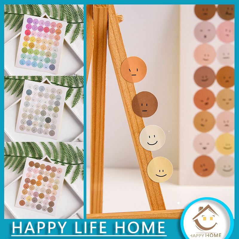 Jual Sticker Smiley Face Basic Journaling Scrapbook Deco Stiker Emoji ...