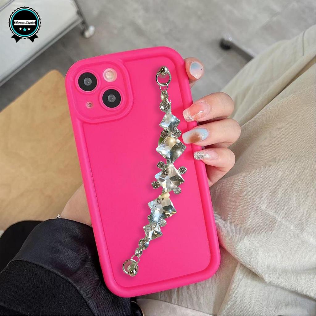 Jual GC97 CASE CASING SILIKON MATTE ROSE FUSCHIA DIAMOND HANDGRIP ...