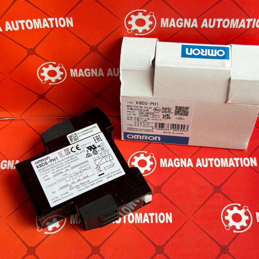 Jual Monitoring Relay K8DS-PH1 Omron Kontrol Phase Relay | Shopee Indonesia
