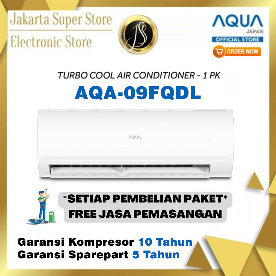 Jual AC AQUA 1 PK AQA-09FQDL LOW VOLTAGE SUPER COOL SERIES | Shopee ...