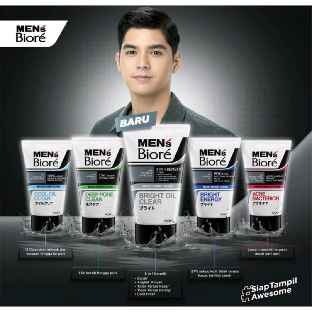 Jual [PROMO] MENS BIORE Facial Wash Sabun Cuci Muka 100ml | Shopee ...