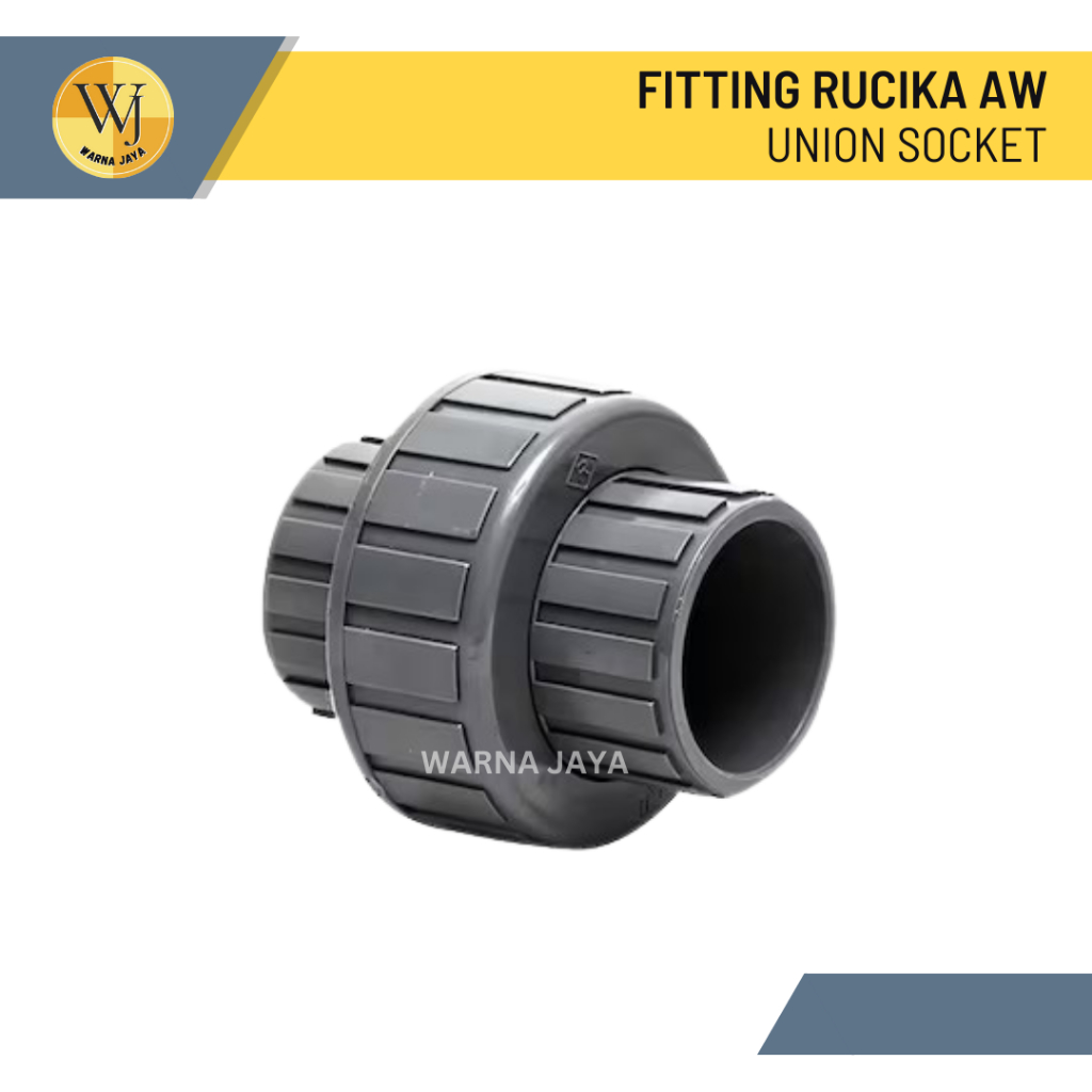 Jual Fitting PVC Rucika Union Socket AW / PVC AW Union Socket | Shopee ...