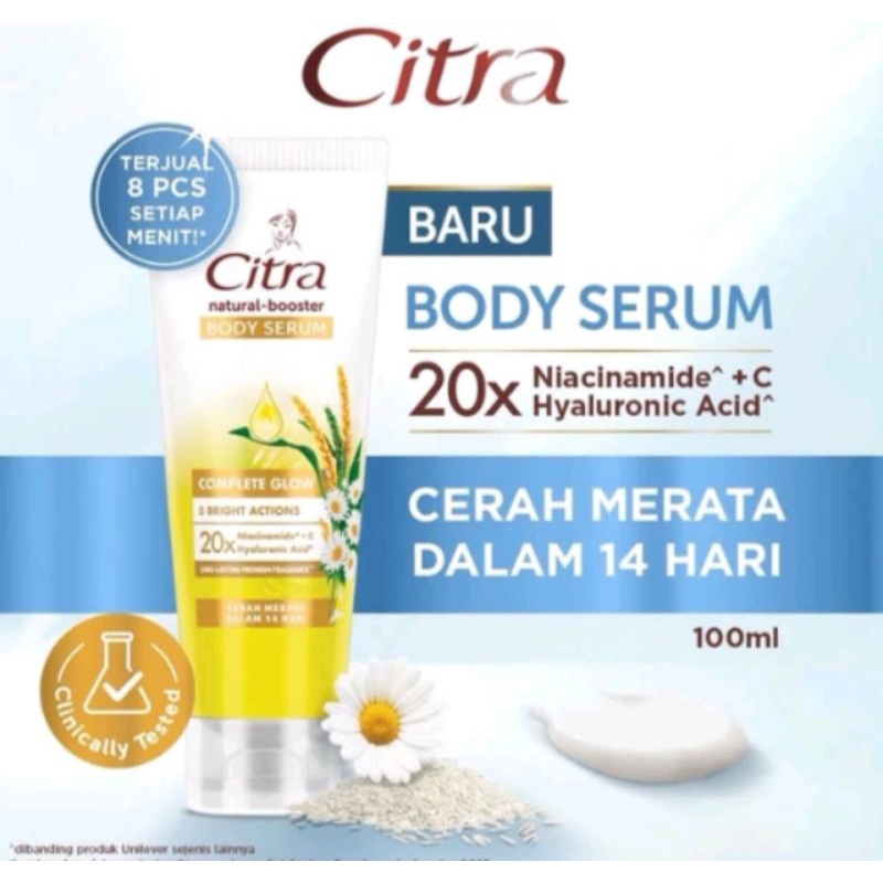 Jual Citra Natural Booster Body Serum Complete Glow 100ml | Shopee ...