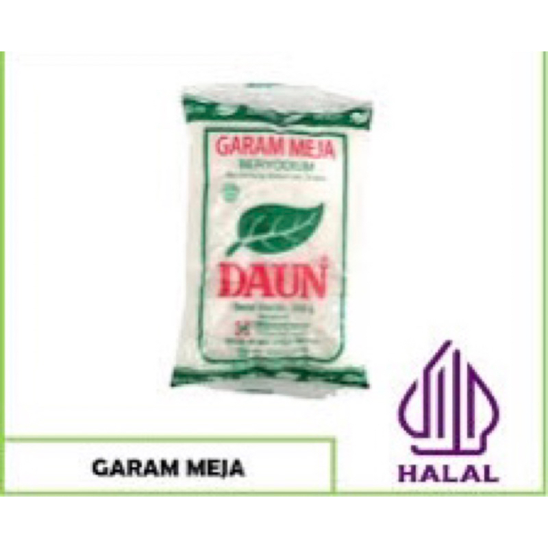 Jual Garam cap Daun 250gr | Shopee Indonesia