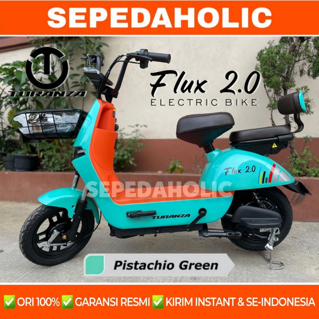 Jual Sepeda Listrik TURANZA FLUX 2.0 BY PACIFIC 500 Watt Electric E ...