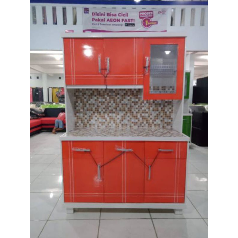 Jual LEMARI DAPUR MINIMALIS RAK PIRING TERBARU MODERN LEMARI SAYUR ...