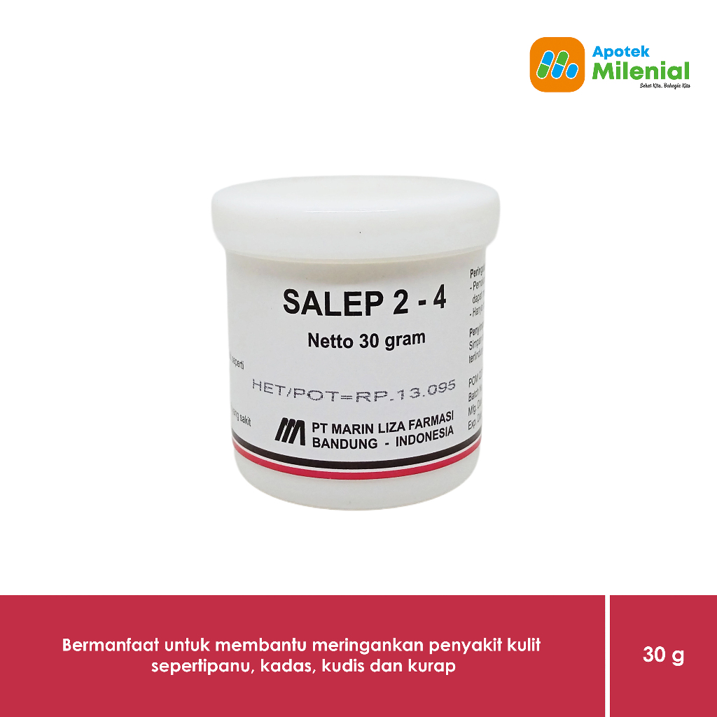 Jual Salep 2-4 Pt. Marin Liza Farmasi isi 30 Gram Pot Mengatasi Panu ...