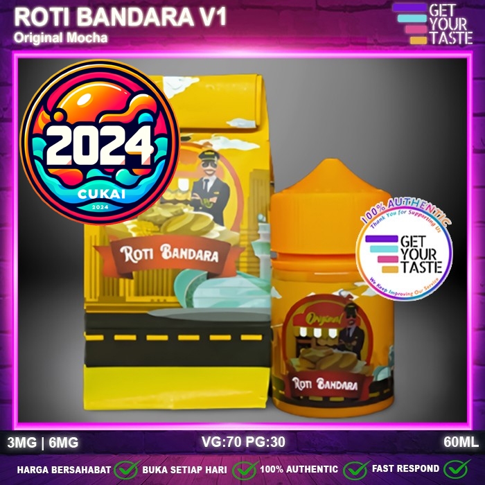 Jual Liquid Roti Bandara V1 Mocha Original 60ML by Java Juice x ...