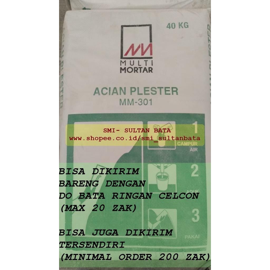 Jual SEMEN ACIAN MULTI MORTAR MM-301P ACIAN (SEMEN INSTANT) @40KG ...