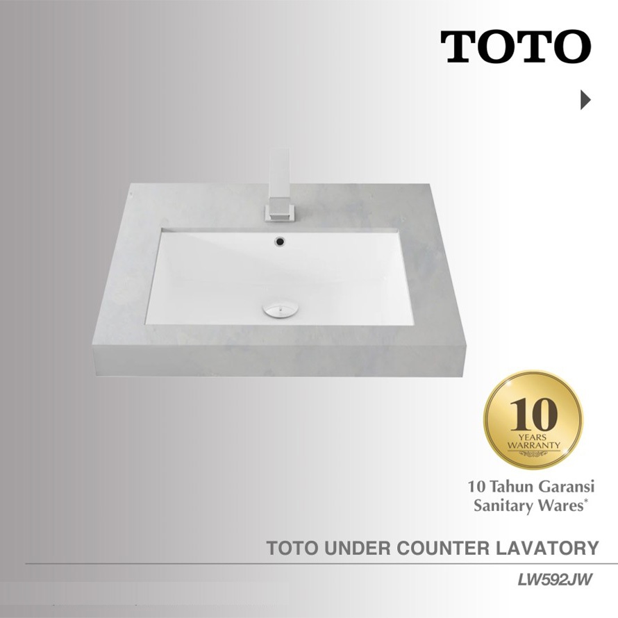 Jual TOTO Under Counter Lavatory LW592J | BODY ONLY | Shopee Indonesia