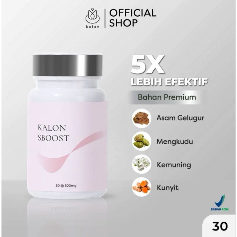 Jual Kalon Sboost Premium Herbal isi 30 Original BPOM | Shopee Indonesia