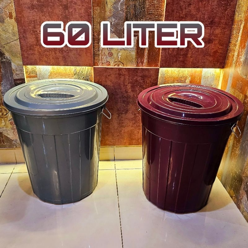 Jual Tong air 110 liter phylia silver / ember tutup 110 liter Maroon ...