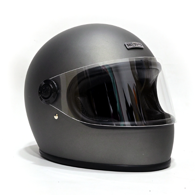 Jual BELLISSIMO HELMET RETRO / Helm Retro Full Face dengan Visor - GREY ...