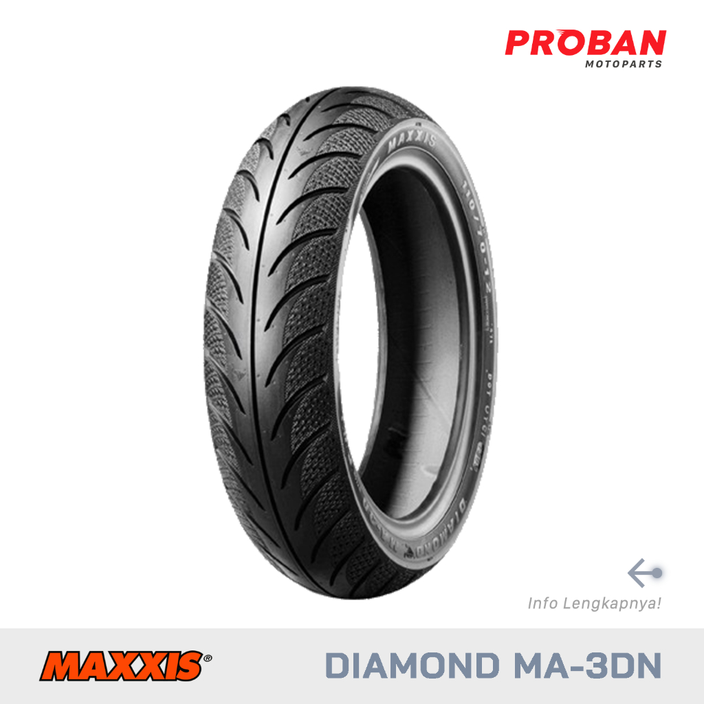 Jual MAXXIS TL MA-3DN 80/90 Ring 14 Ban Motor Tubeless | Shopee Indonesia
