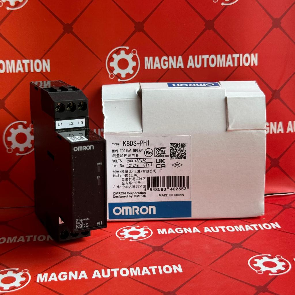Jual Monitoring Relay K8DS-PH1 Omron Kontrol Phase Relay | Shopee Indonesia