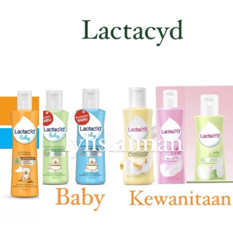 Jual Lactacyd Baby Cleansing/ kewanitaan 250 ml/150ml/60ml (sabun bayi ...