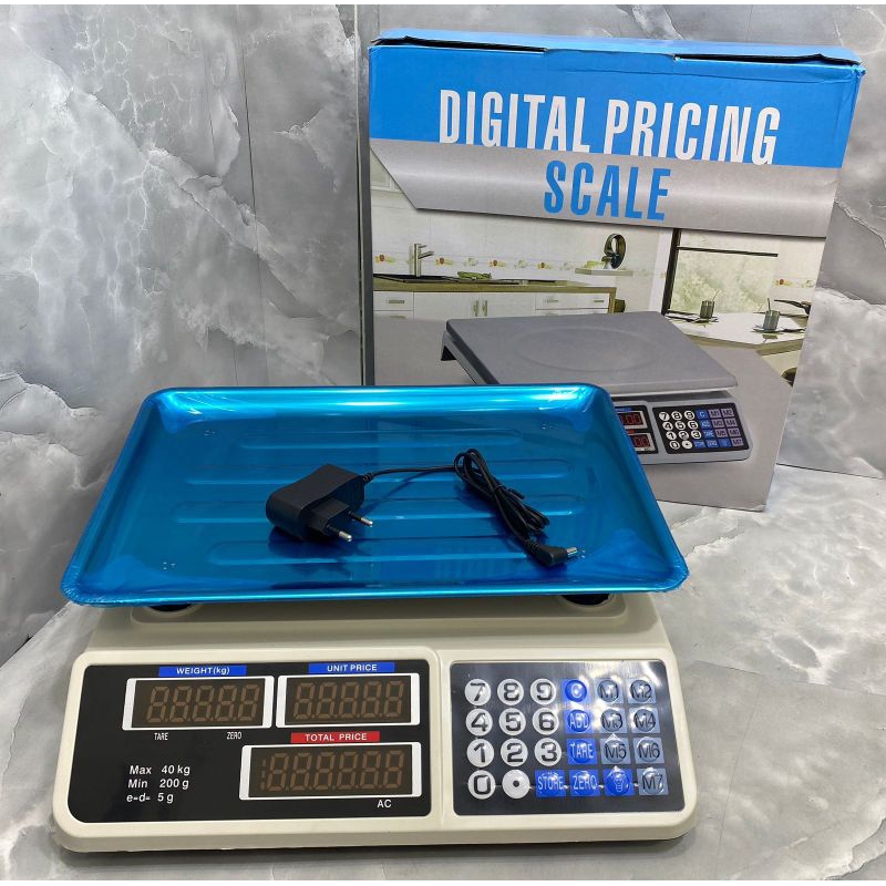 Jual TIMBANGAN DUDUK DIGITAL 40KG TIMBANGAN BUAH SAYUR DAGING 40 KG ...