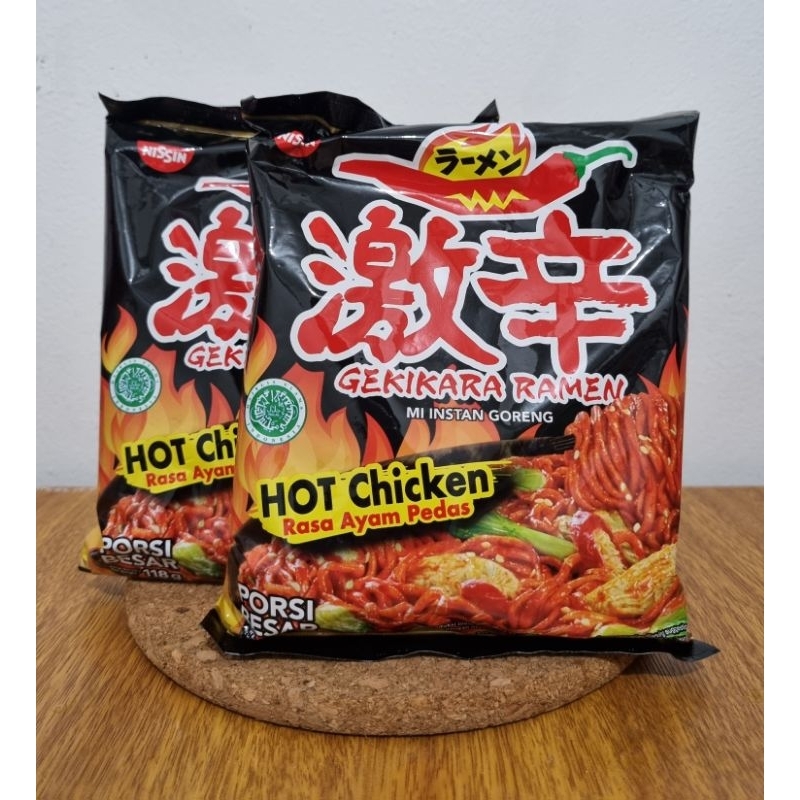 Jual Nissin Gekikara Ramen Mie Goreng Rasa Hot Chicken Ayam Pedas | Hot ...