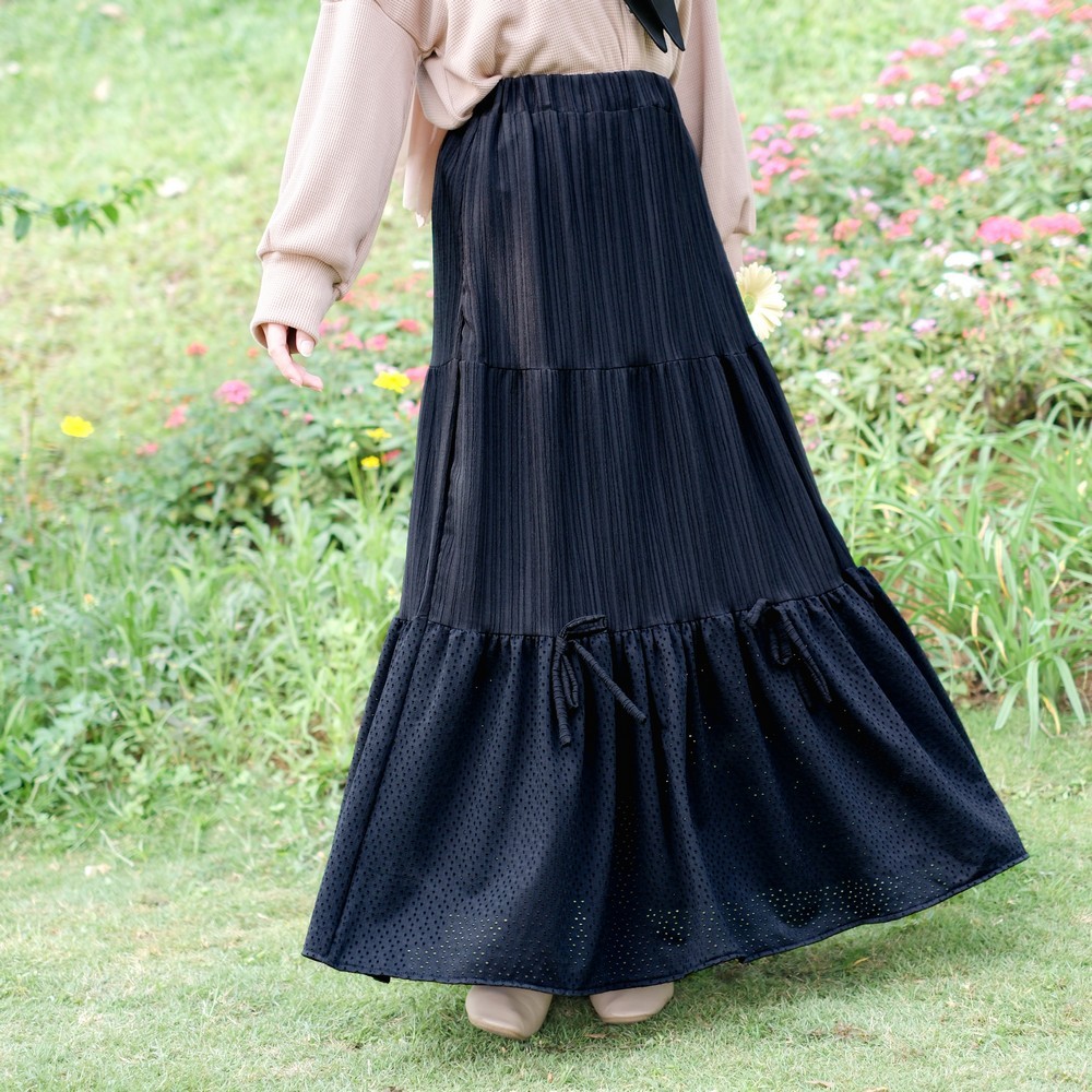 Jual Mybamus Pita Ruffle Skirt - Rok Umpak - Rok Muslim Wanita - Rok ...