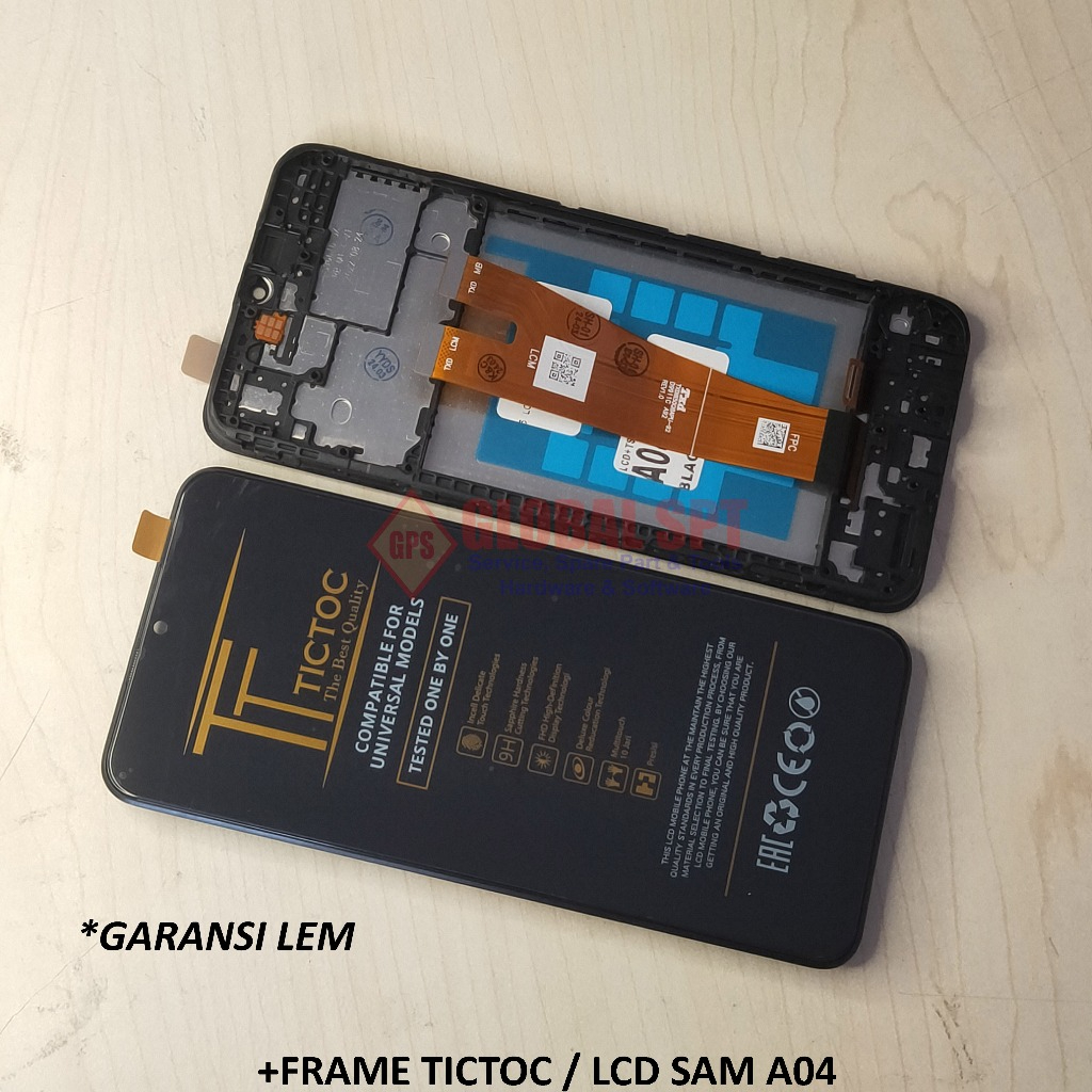 Jual INCLUDE FRAME TICTOC / LCD TOUCHSCREEN SAMSUNG A04 / A045 | Shopee ...