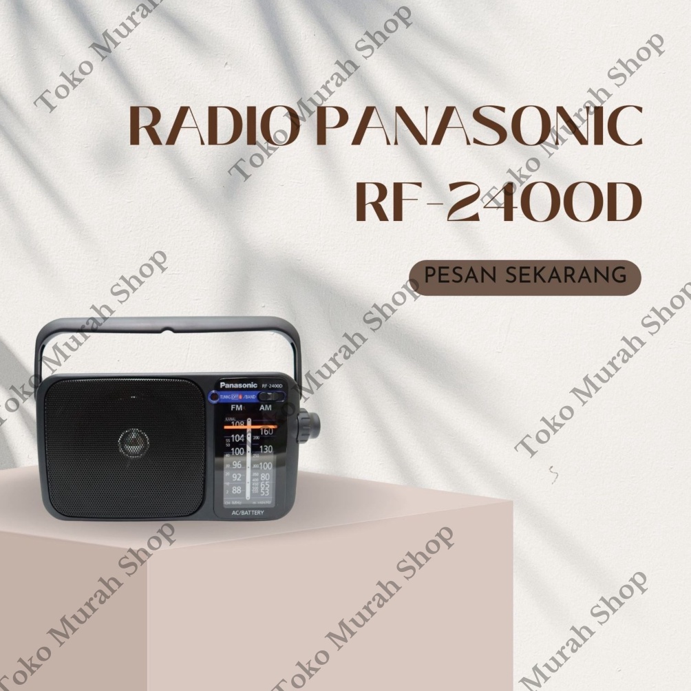 Jual KODE S29Z Radio Portabel Panasonic FMAM RF24D Radio ACDC Listrik ...