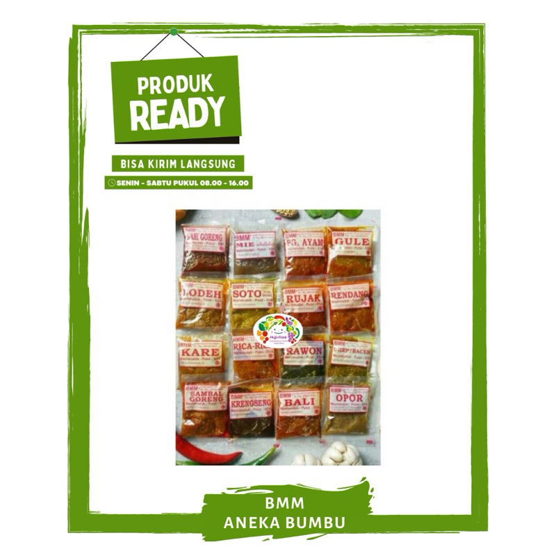 Jual Aneka Bumbu Instant Mahmuda / BMM / BMN / Bumbu Bahan Masak Ready ...