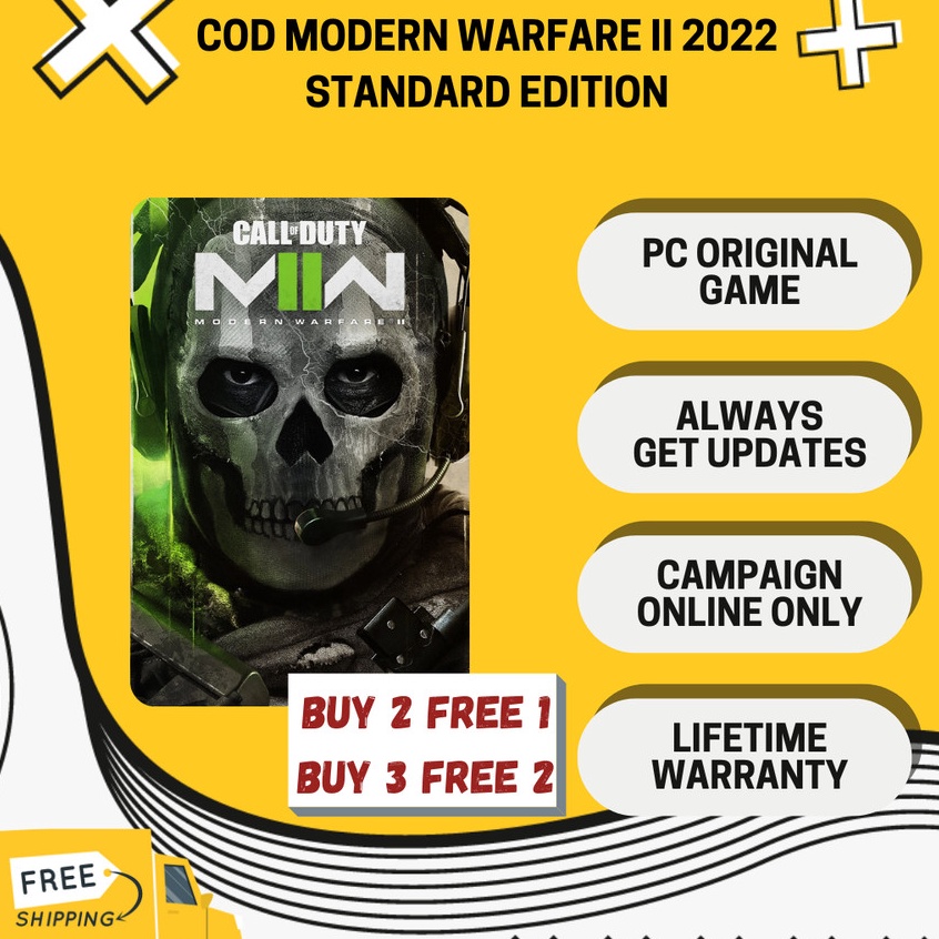 Jual Super Promo CALL OF DUTY COD MODERN WARFARE II 2 REMAKE 222 PC ...
